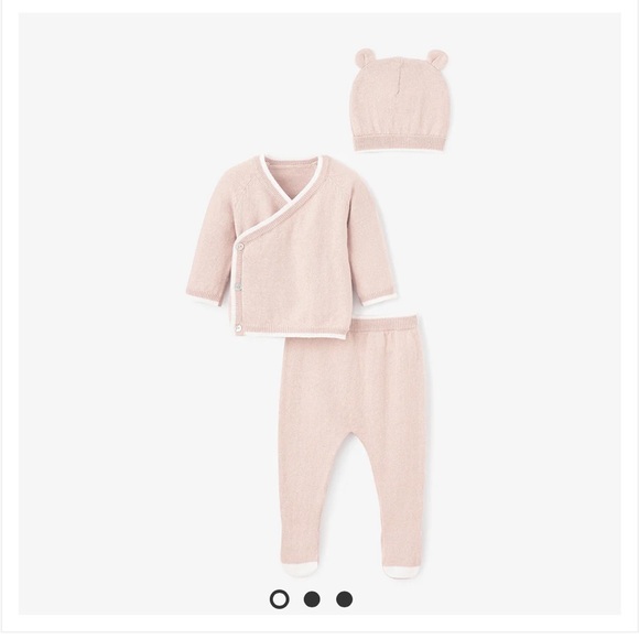 Elegant Baby | Matching Sets | Elegant Baby Pink Cashmere Layette Set ...
